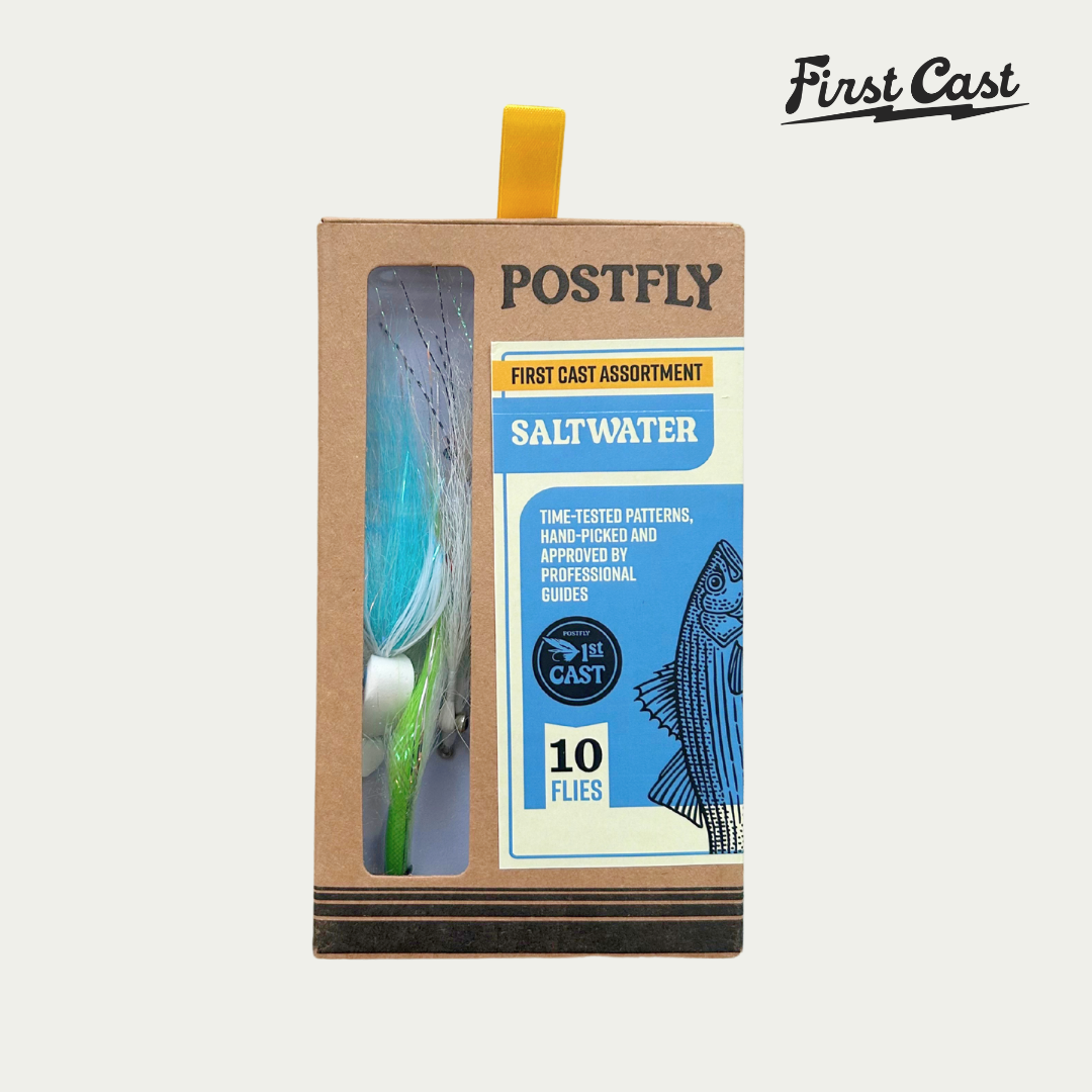 First Cast Beginner Saltwater Fly Assortment - 10 Flies